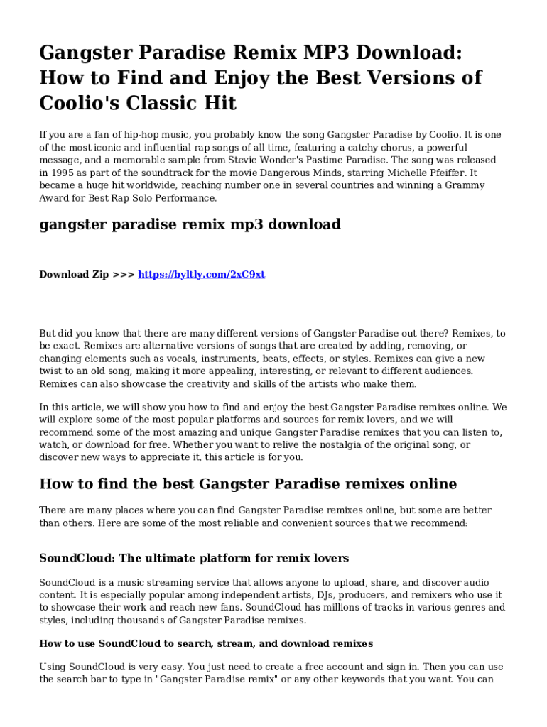 Fillable Online Do you remember the first rap song you heard? Fax Email ...