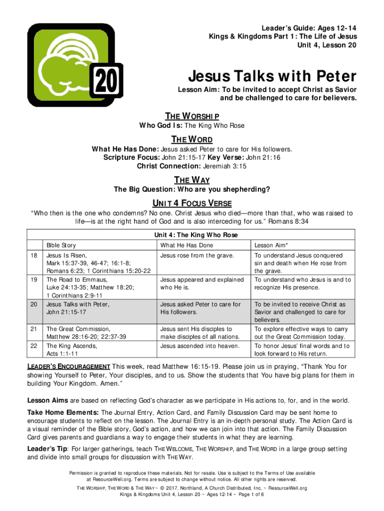 Fillable Online Peter the ApostleBible Story & Facts Fax Email Print ...