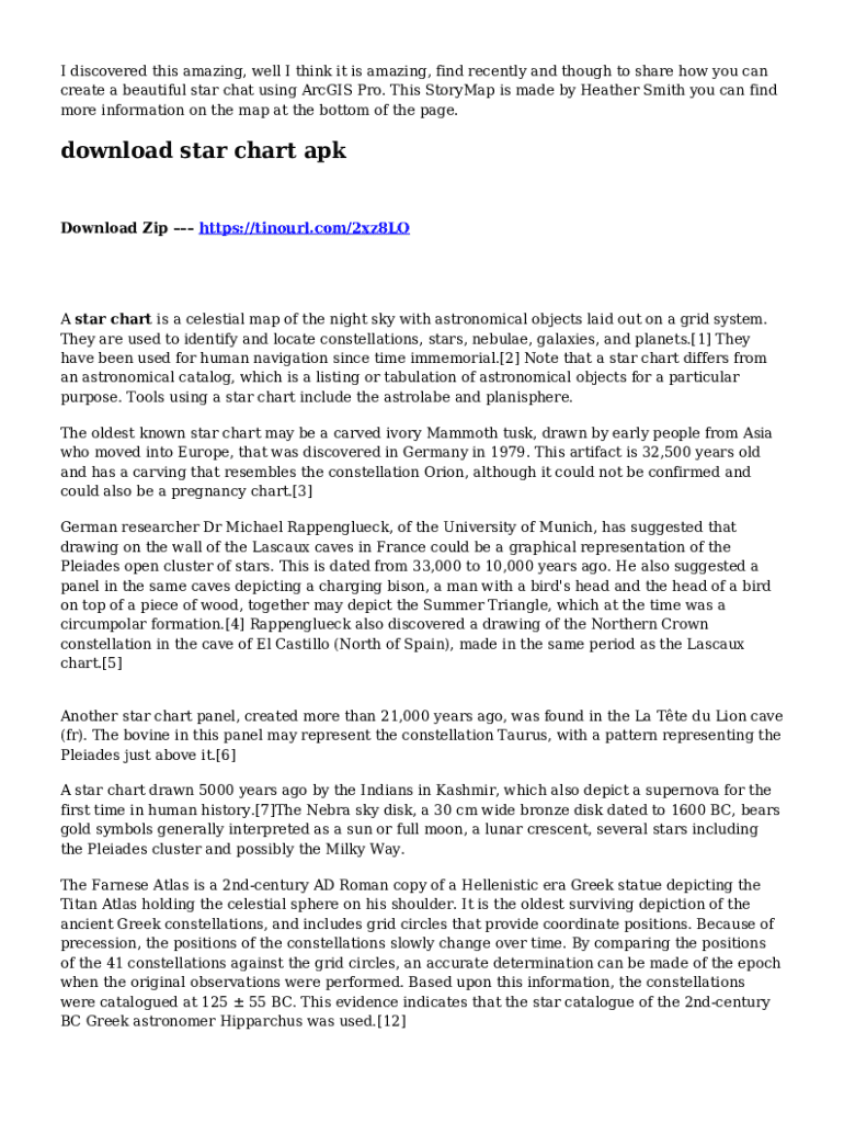 Fillable Online The Night Sky: Making a Star Chart with ArcGIS Pro Fax ...