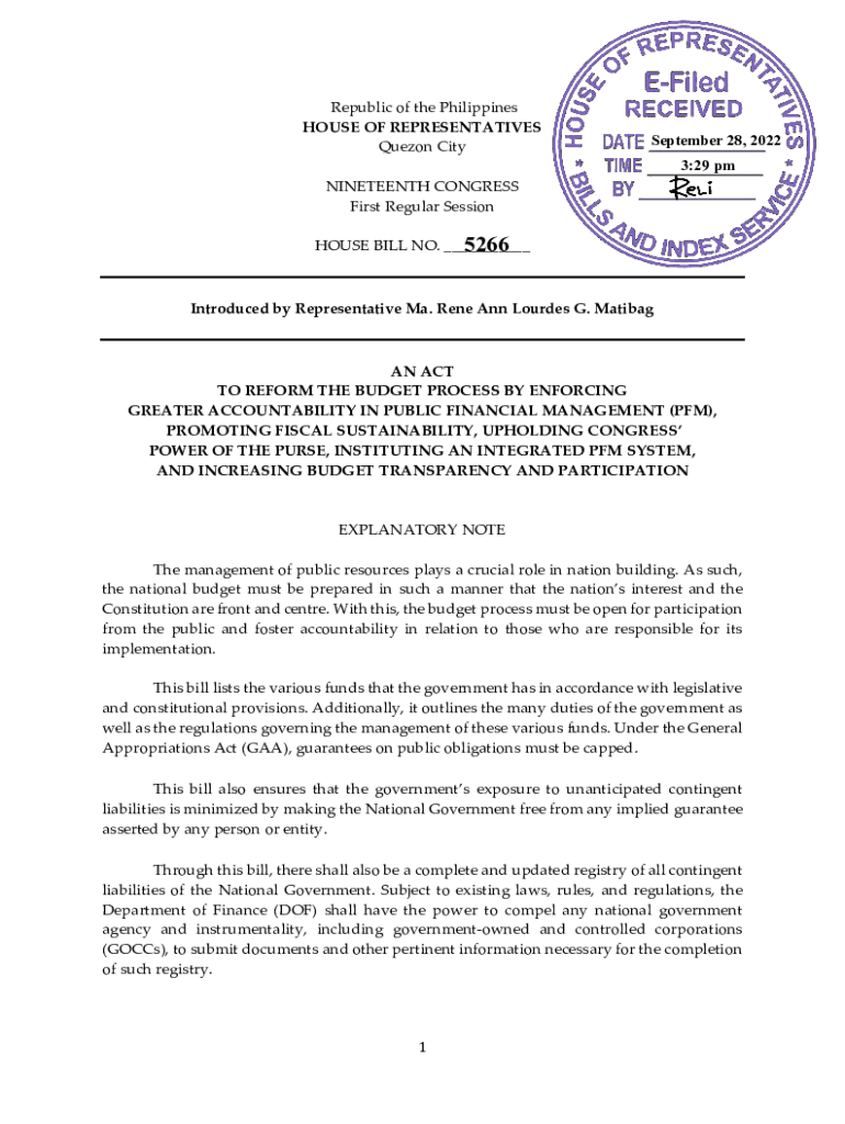 Fillable Online Matibag, Ma. Rene Ann Lourdes G. - House of ...