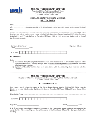 Fillable Online EGM-PROXY-FORM-Mir-Akhter-Hossain-Ltd.. ... Fax Email Print - pdfFiller
