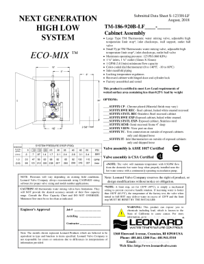 Fillable Online LF Next Generation High Low Assembly - TM-820B-LF-DT Fax Email Print - pdfFiller