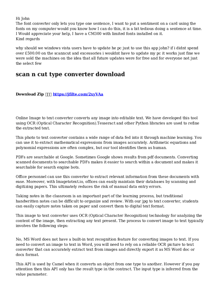 Fillable Online Batch converting soon-to-be-unsupported Type 1 fonts ...