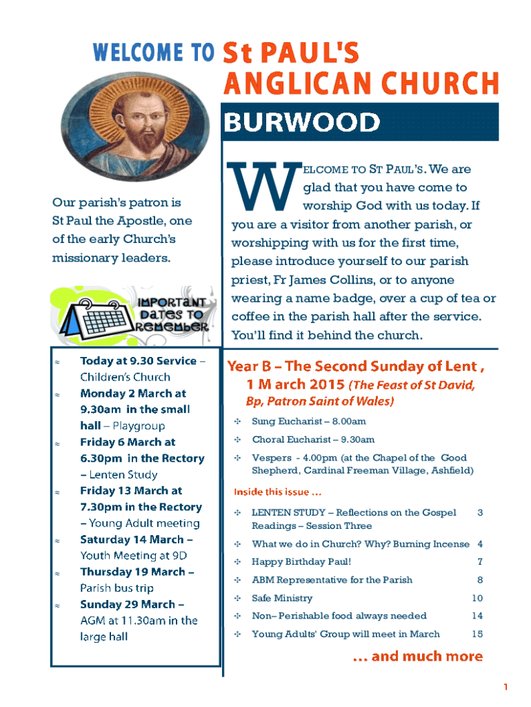 Fillable Online We know that the apostle Paul was a member of the ...