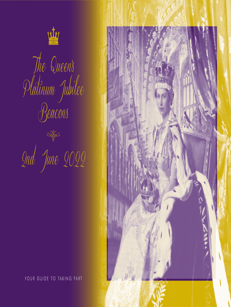 Fillable Online The Queen's Platinum Jubilee Beacons 2nd June 2022 Fax Email Print - pdfFiller