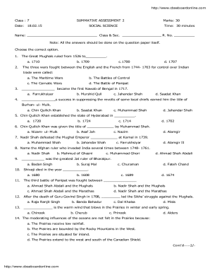 Fillable Online Class : 7 Fax Email Print - pdfFiller