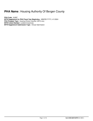 Fillable Online Section 8: Housing Choice Voucher Program - NJ.gov Fax Email Print - pdfFiller