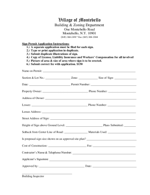 Fillable Online Sign Permit (short Form) Fax Email Print - pdfFiller