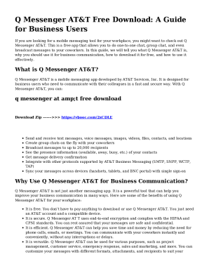 Fillable Online AT&T Business Messenger on the App Store Fax Email ...
