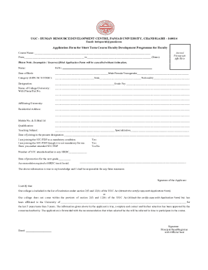 Fillable Online hrdc puchd ac Application Form for Training of Non ...