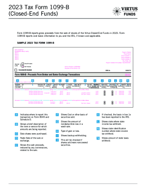 Fillable Online 2023 Tax Form 1099-B (Closed-End Funds) Fax Email Print ...
