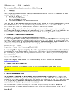 Attachment 13, Quality Assurance Surveillance Plan (QASP) Doc Template ...