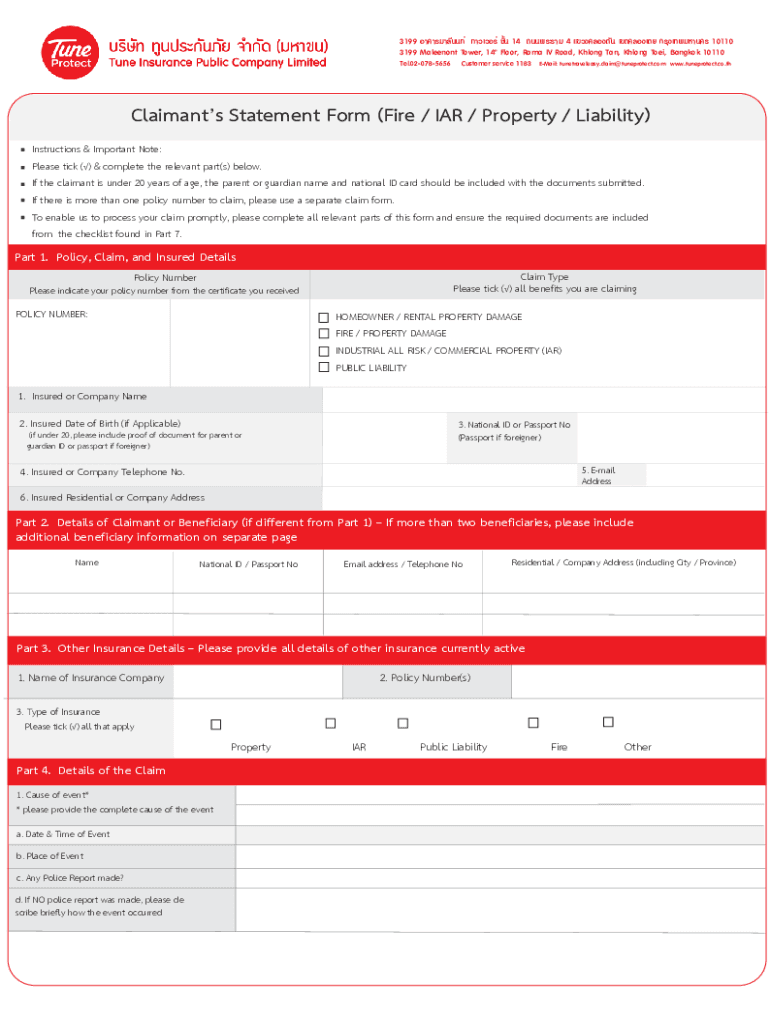 Fillable Online Air Asia Tune Protect Insurance Claim for Travel ...