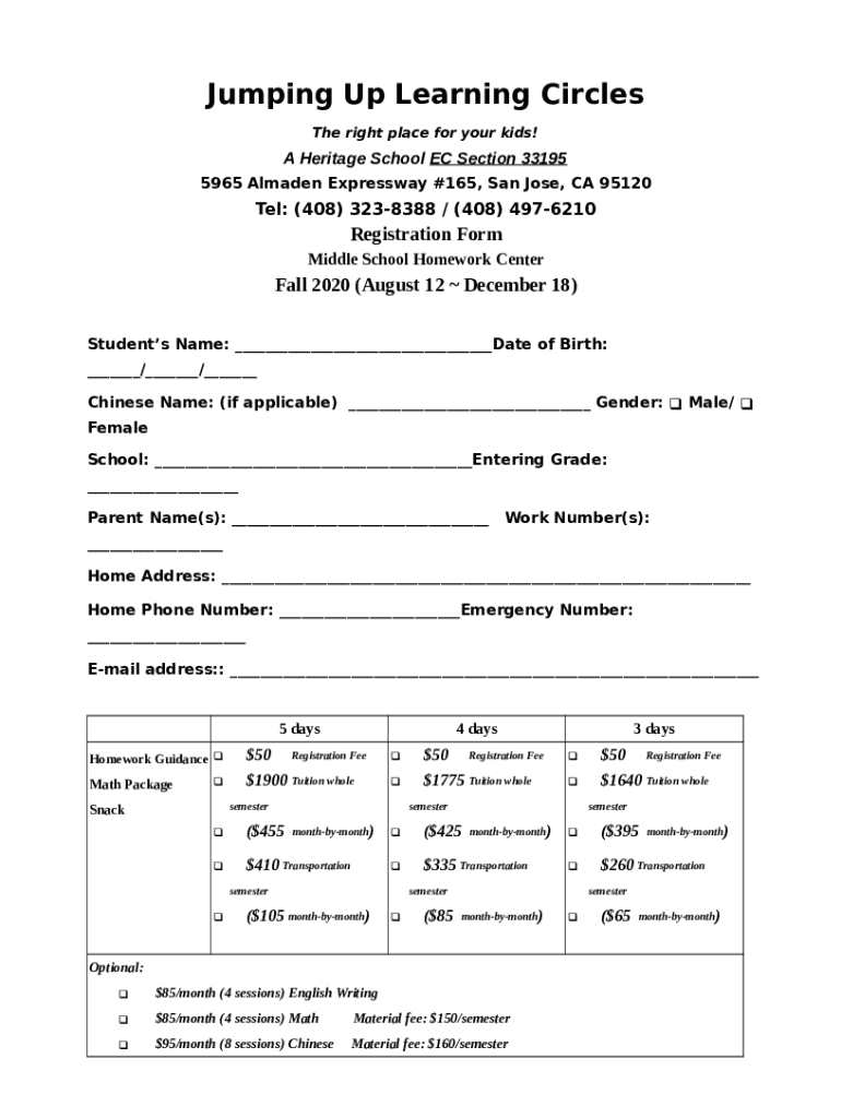 Jumping Up Learning Circles Doc Template | pdfFiller