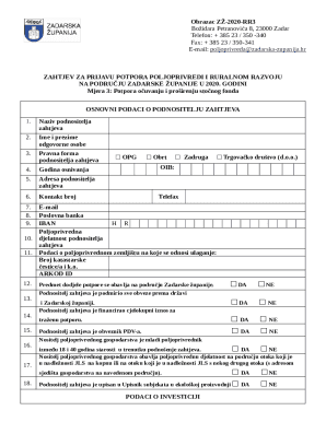 Obrazac Z Doc Template | pdfFiller