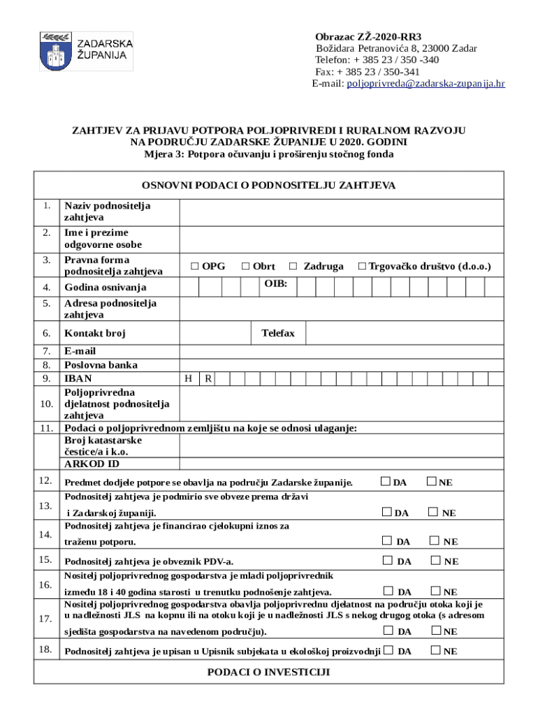 Obrazac Z Doc Template | pdfFiller