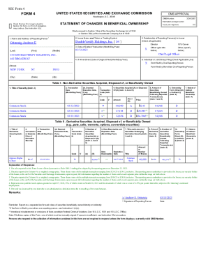 Fillable Online The sales reported in this Form 4 were effected ...