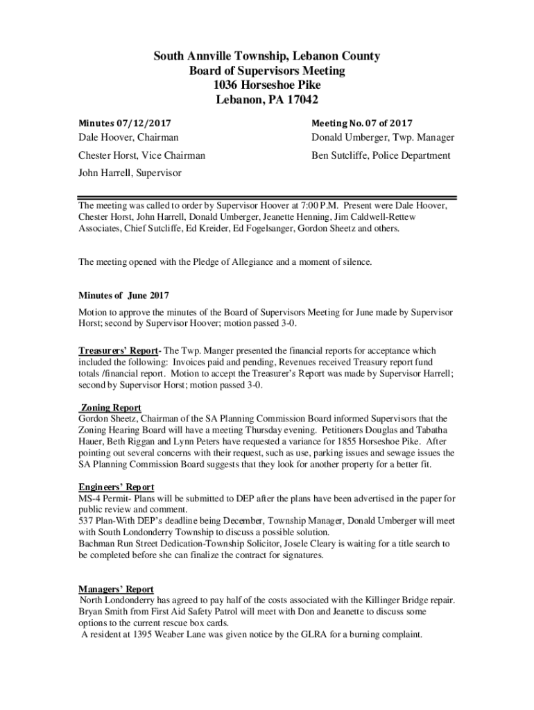 Fillable Online Chester Horst, John Harrell, Donald Umberger, Jeanette ...