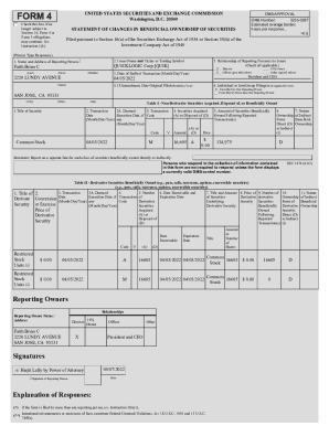 Fillable Online Section 16, Form 4 or Fax Email Print - pdfFiller