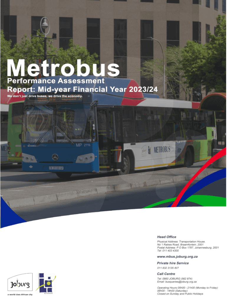 Fillable Online Untitled - Joburg Metro Bus - City of Johannesburg Fax ...