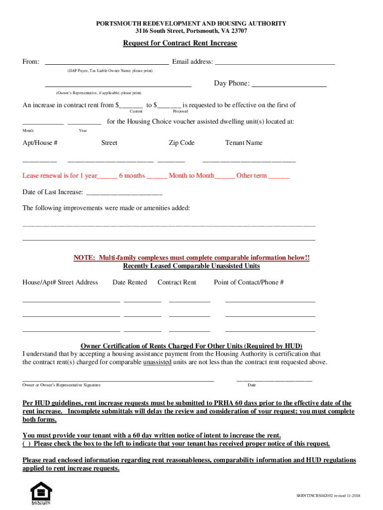 Fillable Online Are owners allowed to request a rent increase during ...