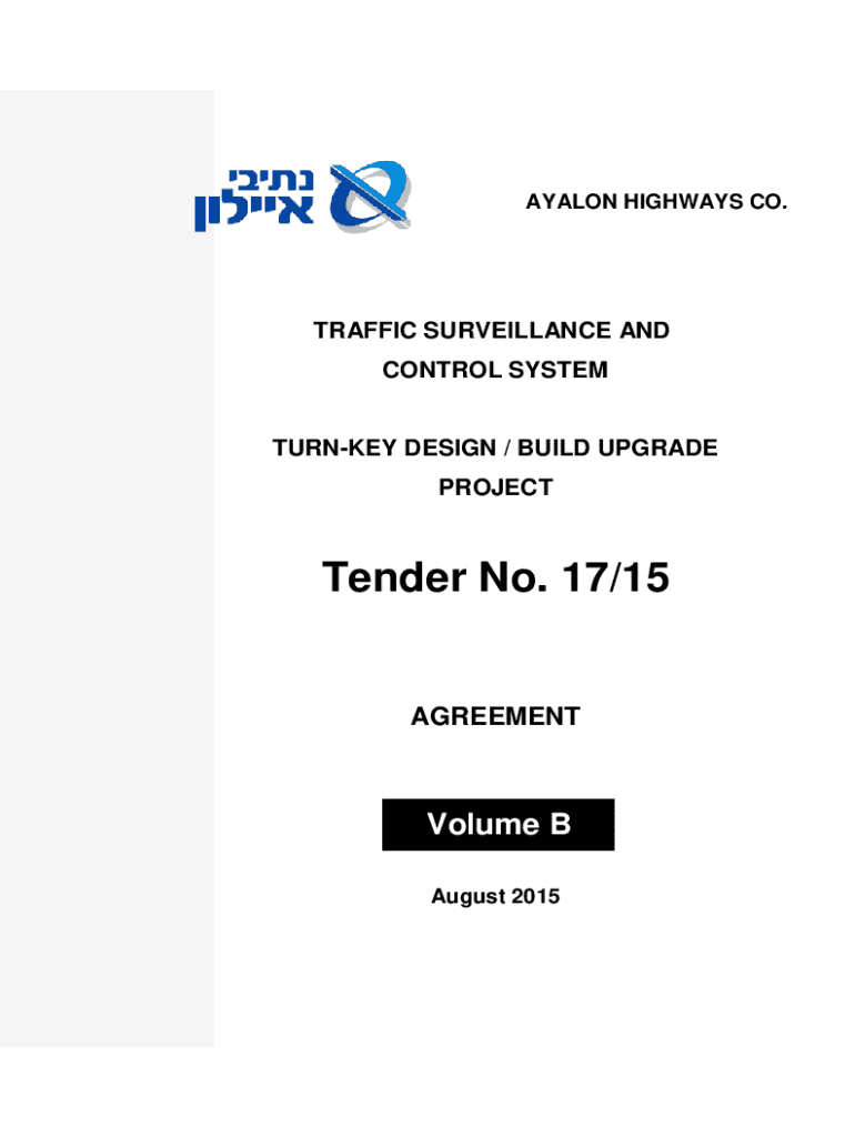 Fillable Online Re: Tender number 17/15 for the Acquisition ...