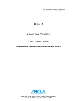 Fillable Online Updated Credit Union laws will pave way for new ...