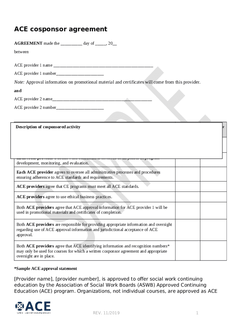 ACE-Application-Part-3A-Cosponsorship. ... Doc Template | pdfFiller
