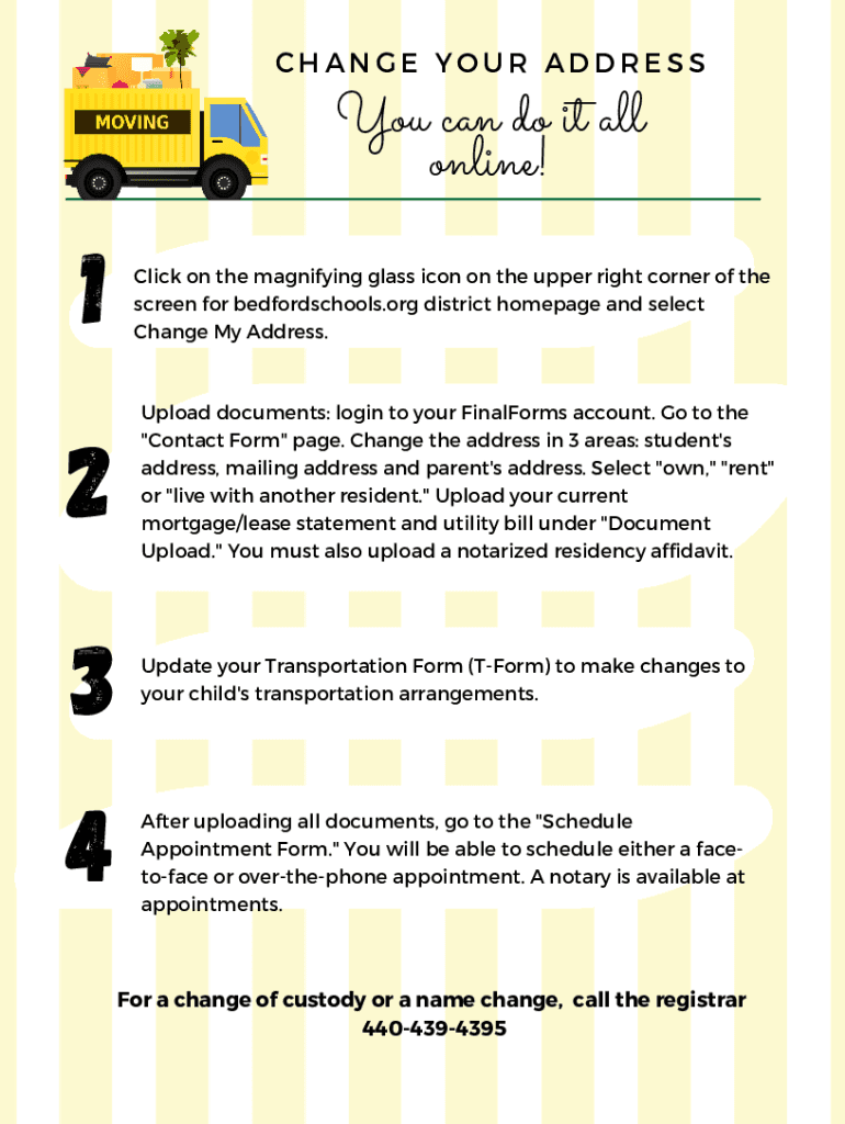 Fillable Online Registration & Enrollment - Bedford City School District Fax Email Print - pdfFiller