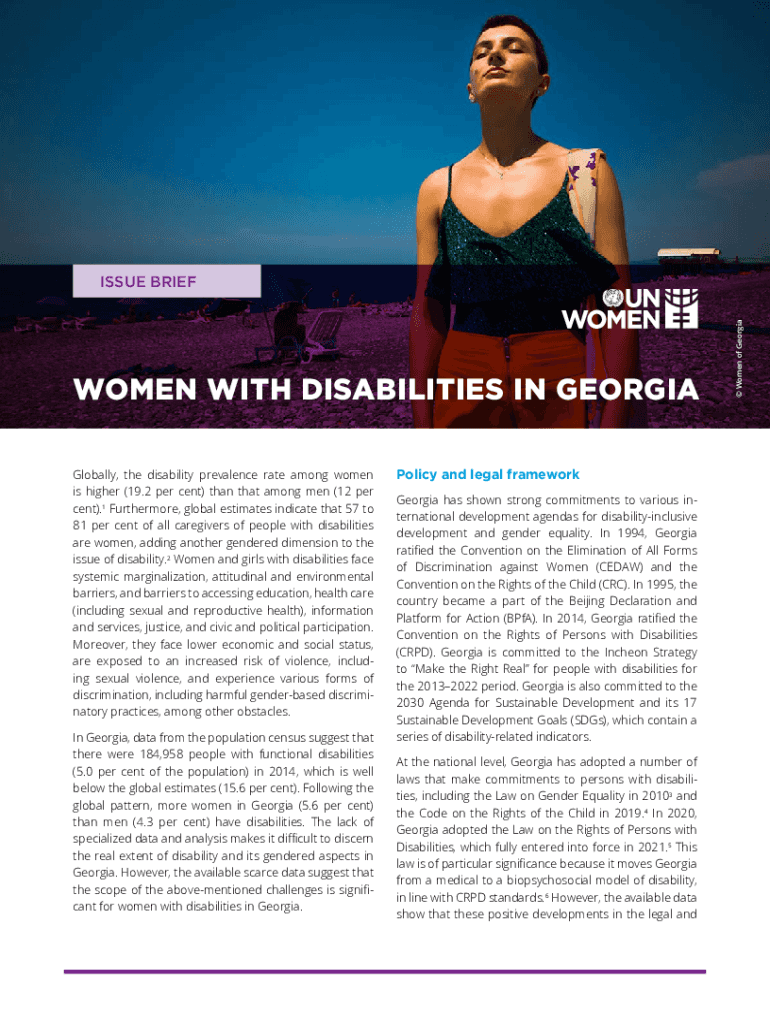 Fillable Online making the sdgs count for women and girls with disabilities ... Fax Email Print ...