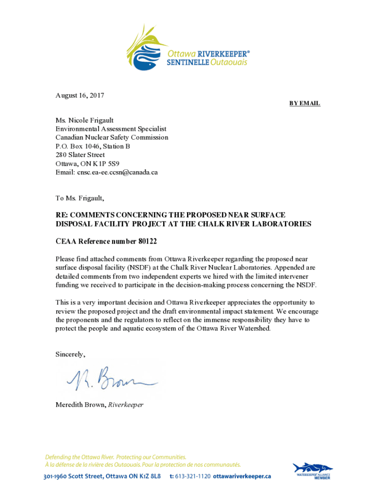 Fillable Online Rook I Project - Canada.ca Fax Email Print - pdfFiller