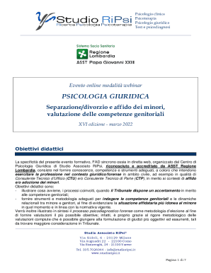 Compilabile Online Nuovi test psicologici per l'affidamento dei figli ...