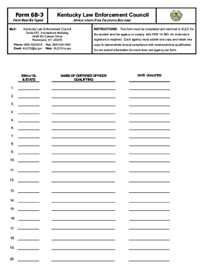 Fillable Online Form 68-3 Fax Email Print - pdfFiller
