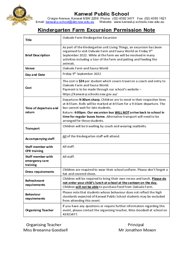 Fillable Online Kanwal Public School - Contact Information & More Fax ...
