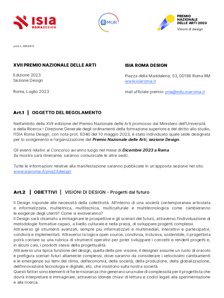 Compilabile Online ISIA Roma DesignIl primo istituto universitario ...