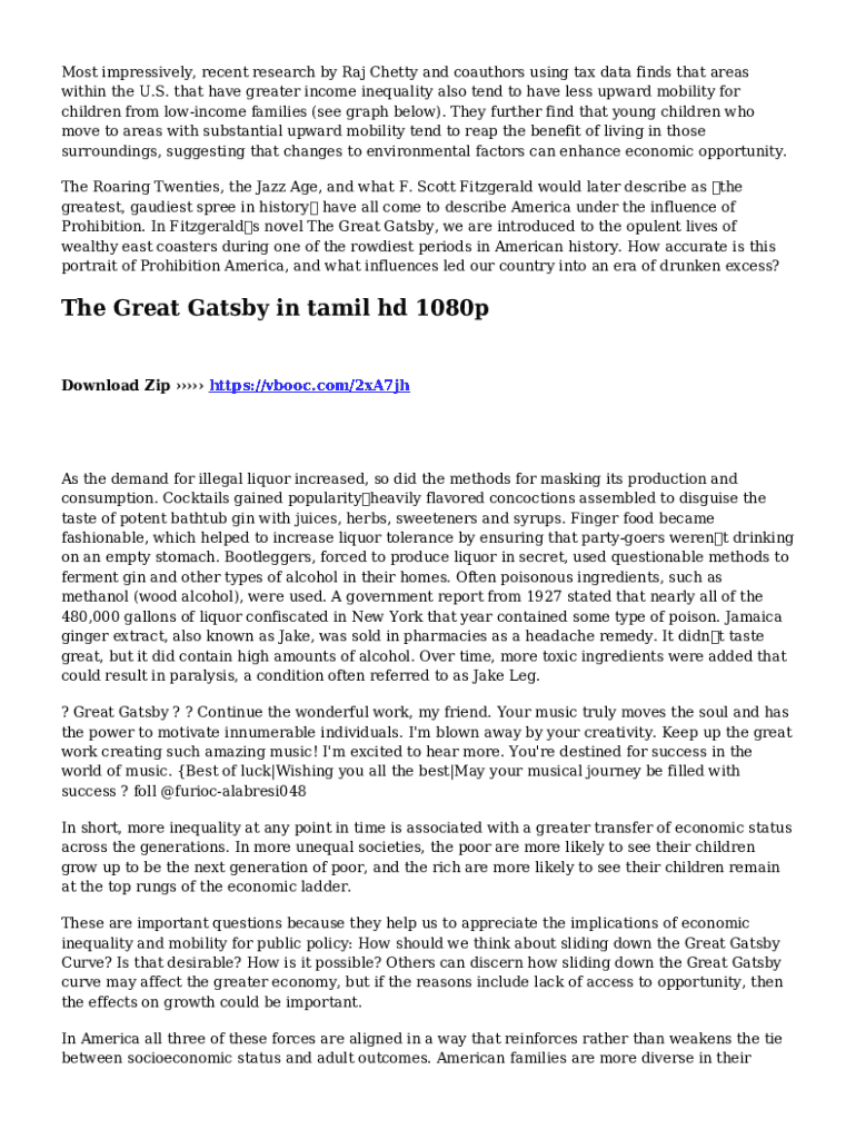 Fillable Online Raj Chetty: the American dream is alive in Canada ...