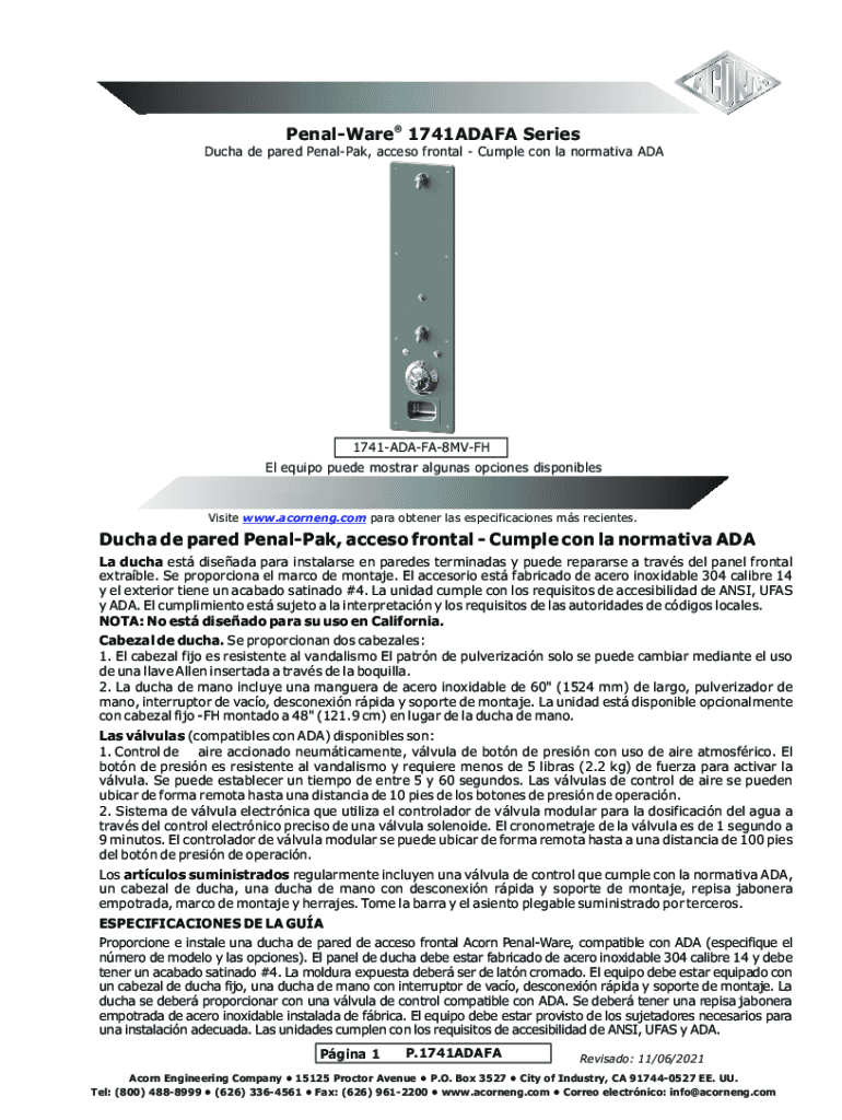 Completable En línea Front Access, Single-Panel Stainless Steel ...