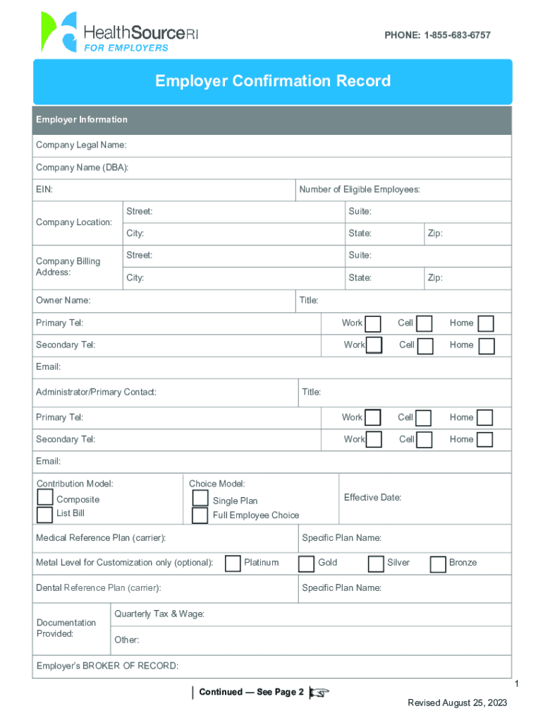 Fillable Online Employer Confirmation RecordUpdatedAug2022.docx Fax ...