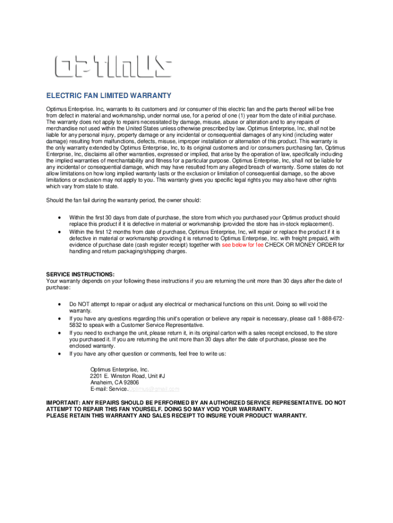 Fillable Online Optimus F-8449-F Instruction Manual And Owner's Manual Fax Email Print - pdfFiller