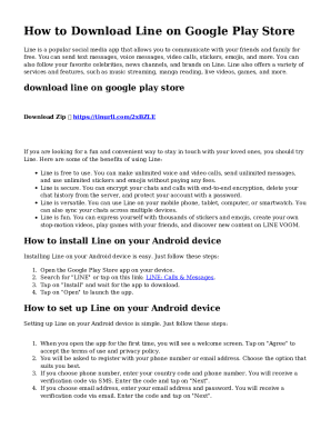 Fillable Online Download Line On Google Play Store Fax Email Print - pdfFiller