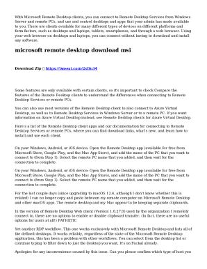 Fillable Online Microsoft Remote Desktop Download Msi Fax Email Print ...