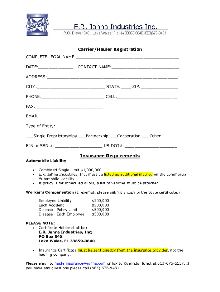 Fillable Online Self-Generator Solid & Medical Waste Transporters ...