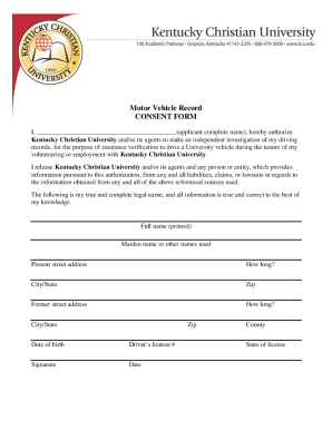 Fillable Online driver record application / mvr authorization form Fax ...