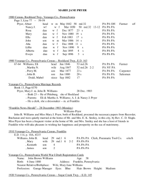 Fillable Online marie jane pryer Fax Email Print - pdfFiller