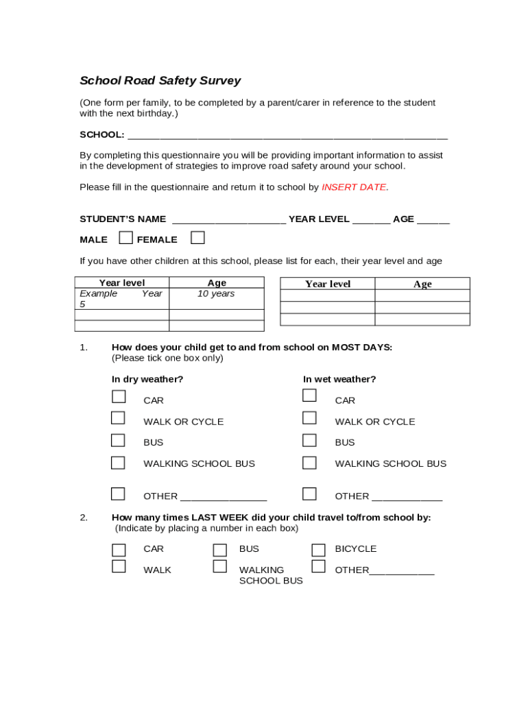 Principles for School Road Safety Education: A Research ... Doc ...