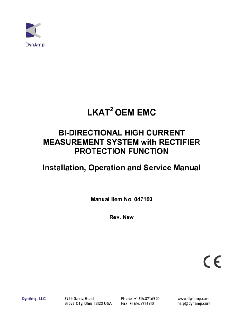 Fillable Online LKAT2 4PC EMC BI-DIRECTIONAL HIGH CURRENT ... Fax Email Print - pdfFiller
