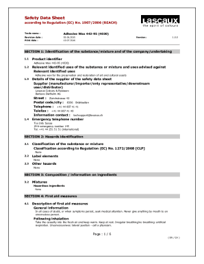 Fillable Online Adhesive Wax 443-95 (4030) Fax Email Print - pdfFiller