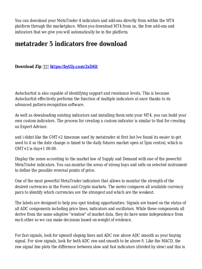 Fillable Online The Ultimate Guide to MetaTrader 4 (MT4) for Apple Mac ...