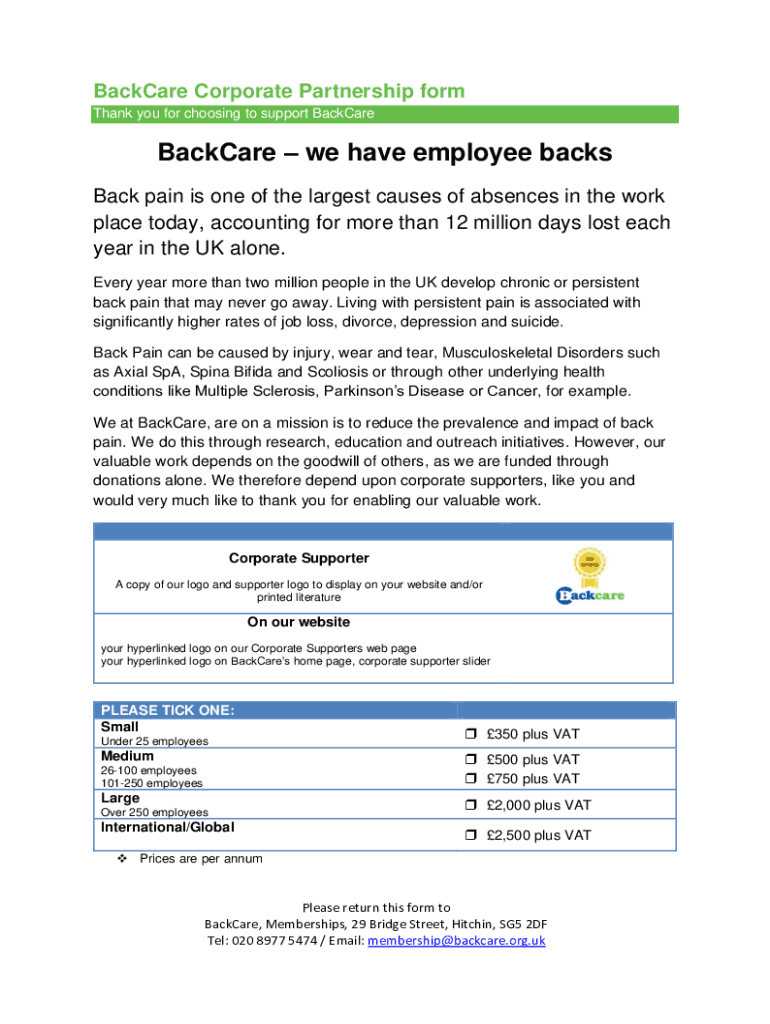 Fillable Online backcare org How to write an email for being absent for ...