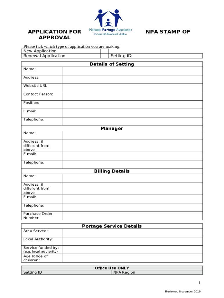 National Portage Association: Welcome Doc Template | pdfFiller